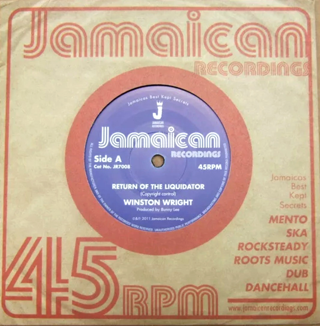 Winston Wright Return Of The Liquidator 7" Vinyl – Mostly Music Store